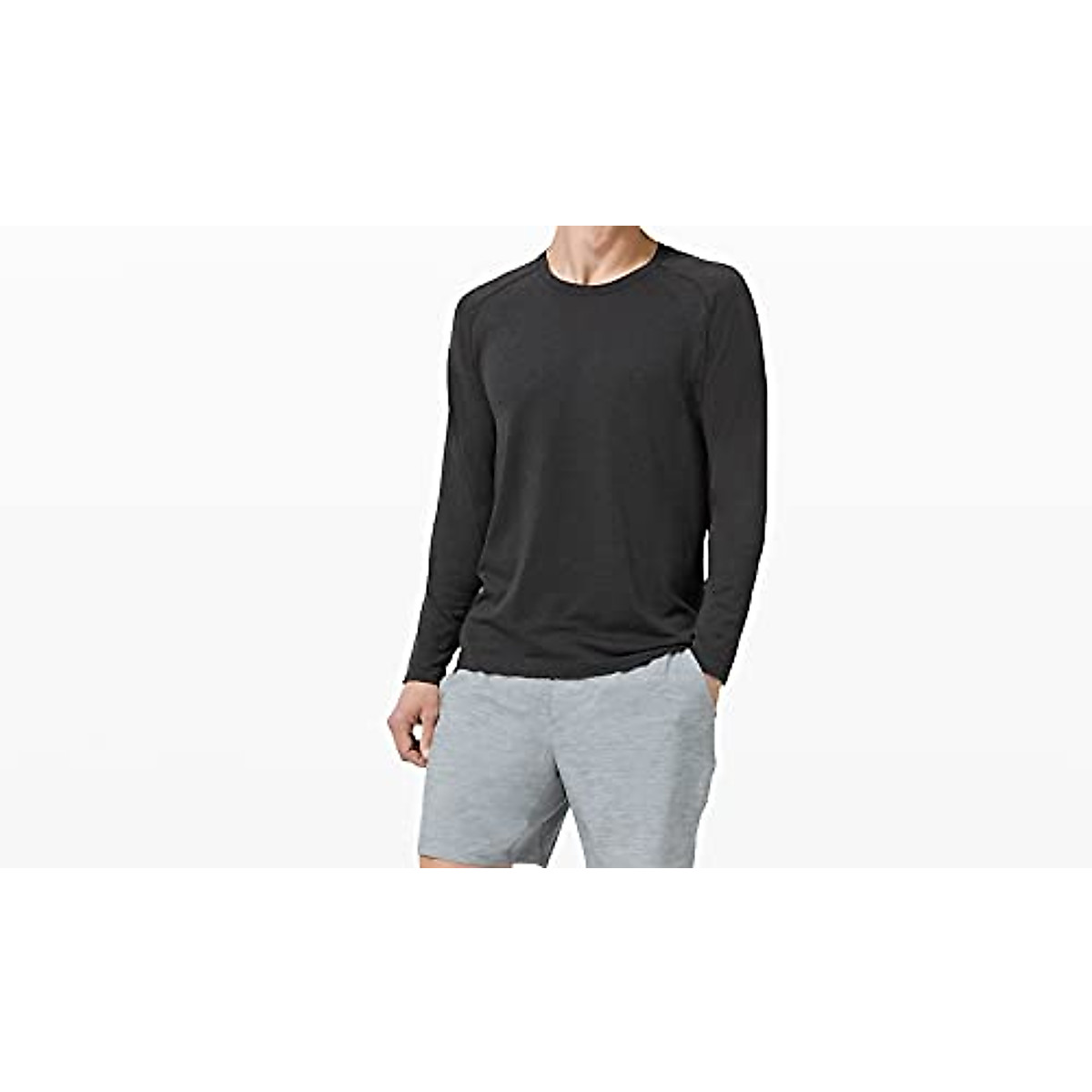 Lululemon Athletica Mens Metal Vent Tech Long Sleeve Shirt(Deep Coal, XL), X-Large