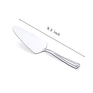 GoGeiLi Pie Cake Server, 9.3-inch Stainless Steel Pizza Pastry Server Set of 3, Dishwasher Safe