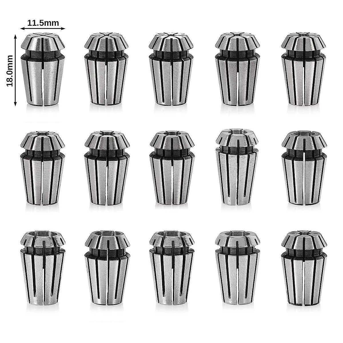 Genmitsu CNC Router Machine PROVerXL 4030 with GRBL Control + 15PCS ER11 Precision Spring Collet Set (1.0mm-7.0mm & 1/4", 1/8")