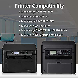 1 Pack 049 Black Drum Unit Replacement for Canon ImageCLASS MF113W LBP113W MF110/LBP110 Series i-SENSYS MF113W LBP113W MF110/LBP110 Series Printer,Sold by TopInk