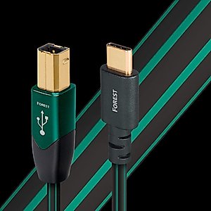 AudioQuest Forest USB B to C Cable - 4.92 ft. (1.5m)