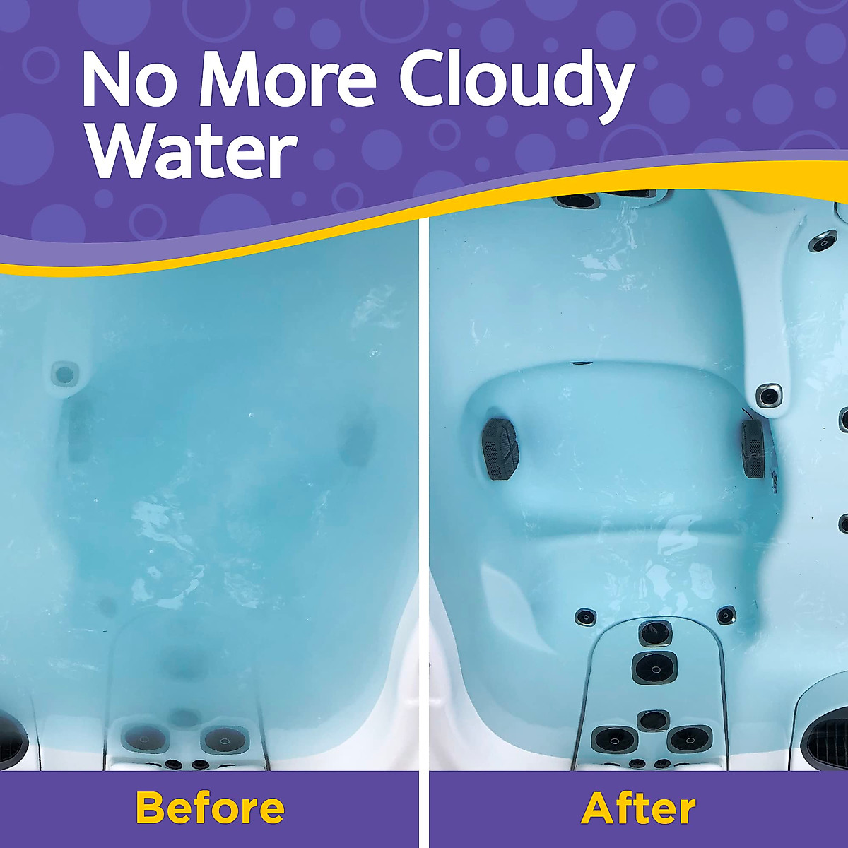 Bio Ouster 3in1 Weekly Hot Tub Cleaner, Conditioner, Clarifier - Hot Tub Chemicals, Inflatable Hot Tub Chemicals, Spa Chemicals for Hot Tub, Spa Cleaner Hot Tub Clarifier, Spa Clarifier (4 Week Kit)