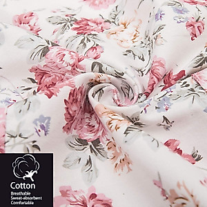 ALIPOBO Lovely Apron for Women, Lady’ s Cotton Apron with Adjustable Neck Strap, 2 Pockets and 41.5” Long Ties, Cute Apron for Kitchen Cooking, Home Baking - 30” x 27” - 1 Pcs