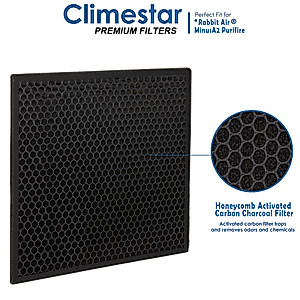 Climestar Honeycomb Filter Kit Compatible Replacement for SPA-700A SPA-780A Air Purifiers - Pet (Set of 4 Filters)