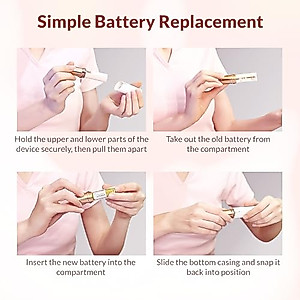 Facial Hair Removal for Women | Electric Razor Device Small Mustache Dermaplaning Remover Tools Tweezers Epilator Trimmer Face Dermaplane Shavers Beauty Gadgets Accessories by VISOFO (Coral)