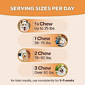 Healthy Dog Skin and Coat Supplement | Nourishing Omega 3 Fish Oil for Dogs Skin and Coat Plus Heart and Joint Support with EPA DHA & Vitamin E | Mange Allergy & Itchy Skin Relief for Dogs | 90 Chews