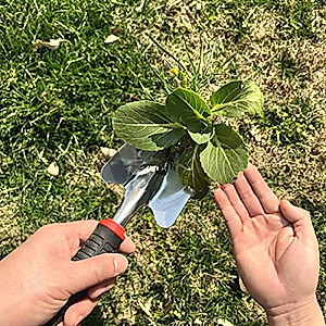 Zog Polished Stainless Steel Garden Trowel - Bend-Proof,Hand Shovel Garden Tool,Best for Digging & Planting, for Use in Any Vegetable or Flower (XXL)