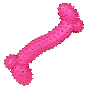 shlutesoy Pet Chew Toys,Resistant to Bite Bone Pet Dog Puppy Molar Thorn Chew Toy for Teeth Training