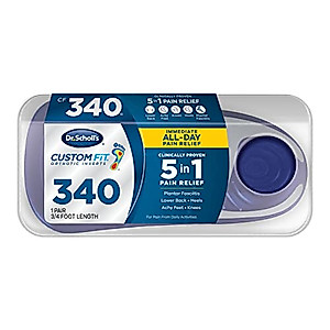 Dr. Scholl's Custom Fit Orthotic Inserts, CF 340
