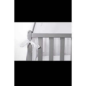 Brite Life Baby Safety Crib Tent - Premium Pop up Set up - Waterproof Mattress Crib Cover - Nursery Mosquito Net - See Through Mesh Crib Net - Protect from Insects & Pet - (51x27x55 inches)