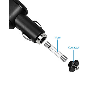 Car Charger Adapter for Portable DVD player, 6 Ft New Replacement Cigarette Lighter Power Cord Charger for Portable DVD Player