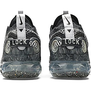 Nike Women's Air Vapormax 2020 Flykit Running Shoes, Black/Black/White, 7.5