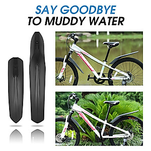CYCLESPEED Bicycle Mudguards Bike Fender Ront/Rear Mud Guards Fit for MTB Mountain Road Bike