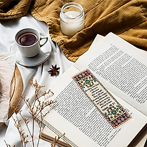 Fabric Bible Bookmark with Bonus Tassel Bookmark - Isaiah 40:31: Those Who Hope in The Lord Bible Book Markers - Christian Bookmarks for Women & Men - Religious Bookmarks - Christian Gifts for Women