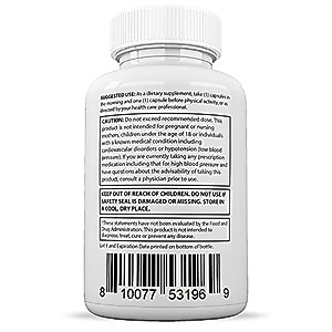 Justified Laboratories (2 Pack) Blood Balance Max 1295MG Formula All Natural Supplement Pills 120 Capsules