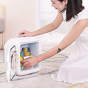 JFBG Mini Refrigerator and Portable thermoelectric Cooler, Suitable for Skin Care, Food, Medicine, Home and Travel