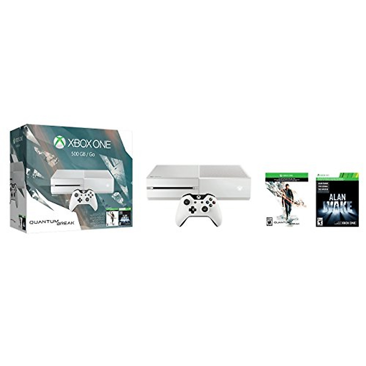 Xbox One 500GB White Console - Special Edition Quantum Break Bundle