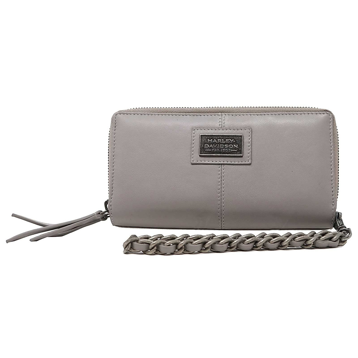 Harley-Davidson Women's Legend Collection Zip Leather Wallet - Smokey Taupe