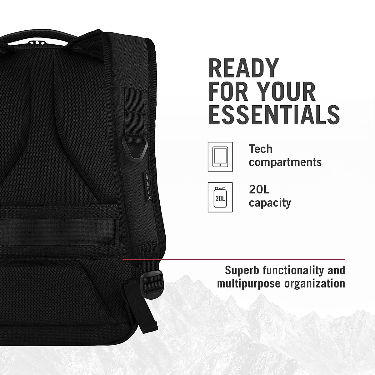 Victorinox VX Sport EVO Compact Backpack in Black