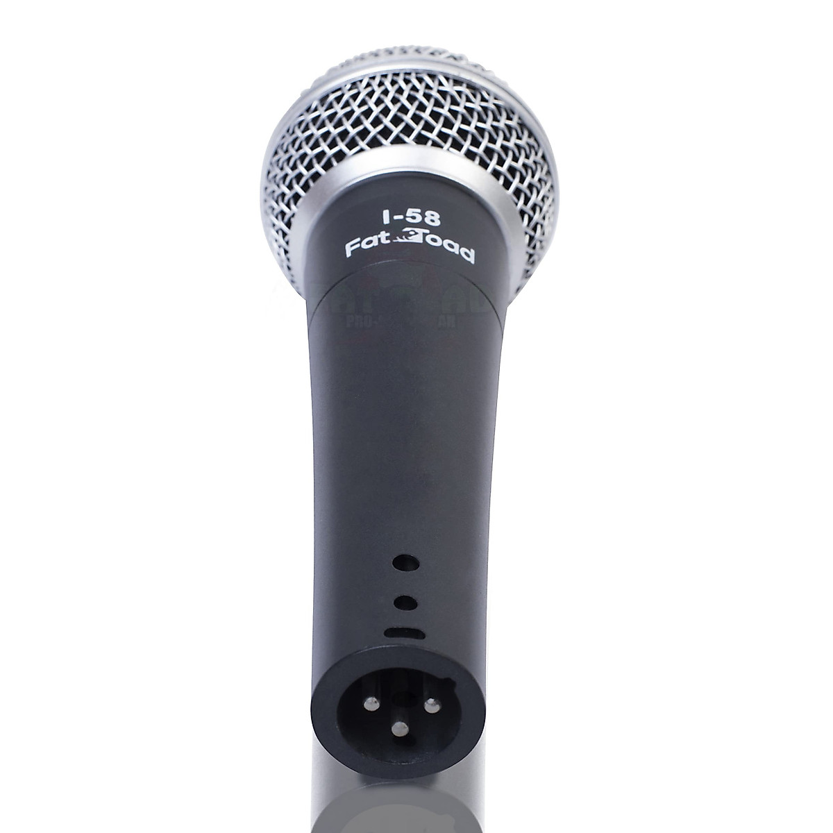 Fat Toad Vocal Microphones with XLR Mic Cables & Clips (2 Pack) Cardioid Dynamic Handheld for Home Studio Recording Package, Live Stage Singing, Adult DJ Karaoke | Pro Audio Mic Cords, 3-Pin Wire