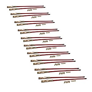 The ROP Shop | Pack of 10 - Set of 27-inch Red, Universal Plow Blade Guide for Western 62265