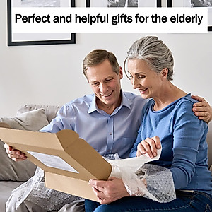 10"x6" Magnifying Glass with Clip Computer Screen Plastic Hands Free Large Magnifier for Low Vision Seniors, 4X Full Page Magnifying Glass with Flexible Gooseneck for Reading Books, Sewing, Crafts