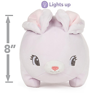 GUND Glow Bops BunBop Bunny Stuffed Animal, Touch Activated Glow in The Dark LED Plush Toy, Squishy Toy for Ages 3 and Up, 8”