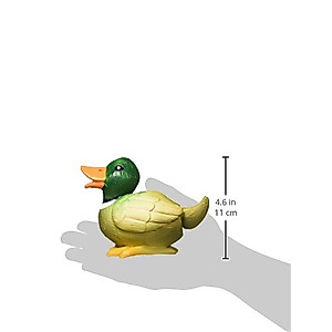 PetSafe Busy Buddy Latex Squeeze Meeze Raccoon, Fun Squeeze Dog Toy with Squeaker - Duck