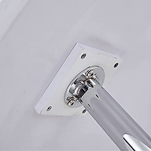 44.8" Round Dining Table for 4-6, Imitation Marble Grain Wood Round Kitchen Table with Plating Adjustable Heigh Legs, Suitable for Living Room, Kitchen & Dining Room, Waiting Room, White