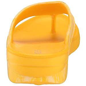 BZees Womens Villa Print Thong Yellow Tie Dye 9 M