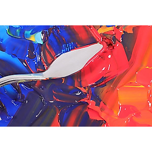 Mont Marte Acrylic Paint Set 24 Colours 36ml, Perfect for Canvas, Wood, Fabric, Leather, Cardboard, Paper, MDF and Crafts