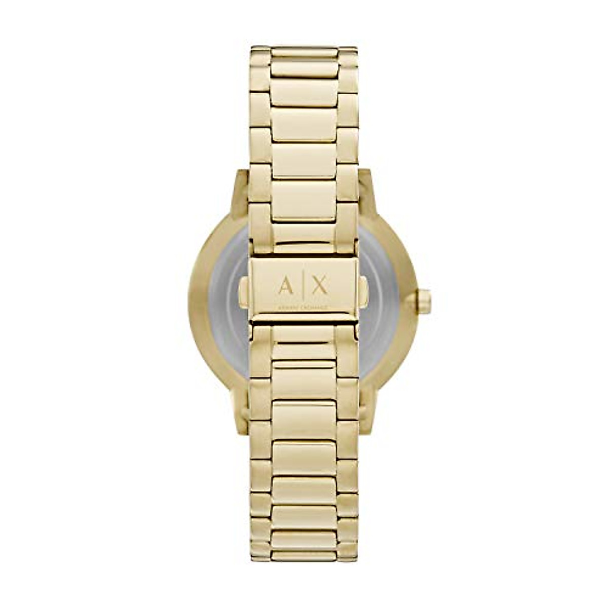 AX ARMANI EXCHANGE Men's Gold-Tone Stainless Steel Watch & Bracelet Gift Set (Model: AX7119)