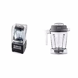 Vitamix 36019 36019-1 Vita-Mix Quiet One Blender 48 oz, Black + Container, 48 oz.