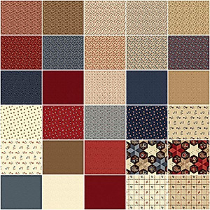 Riley Blake Fabric Seeds of Glory 5 Inch Stacker, 42 Pcs