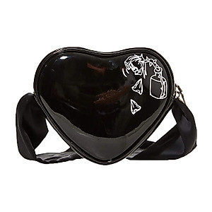 Betsey Johnson Heart 4 You Crossbody, Black