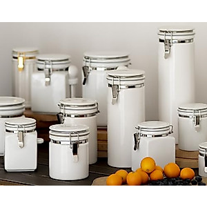 ZERO JAPAN CO-200 WH Coffee Canister 200, White, 27.1 fl oz (800 cc)