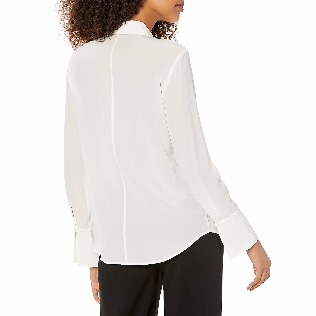 Club Monaco Women's Helek Shirt, Blanc de Blanc, X-Large