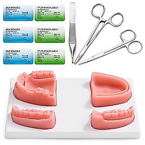 Ultrassist Dental Suture Training Kit, Dental Suture Practice Kit for Gum Cutting & Gingival Suturing, Best Dental Suture Practice Pads for Dental School Students (Training USE ONLY)