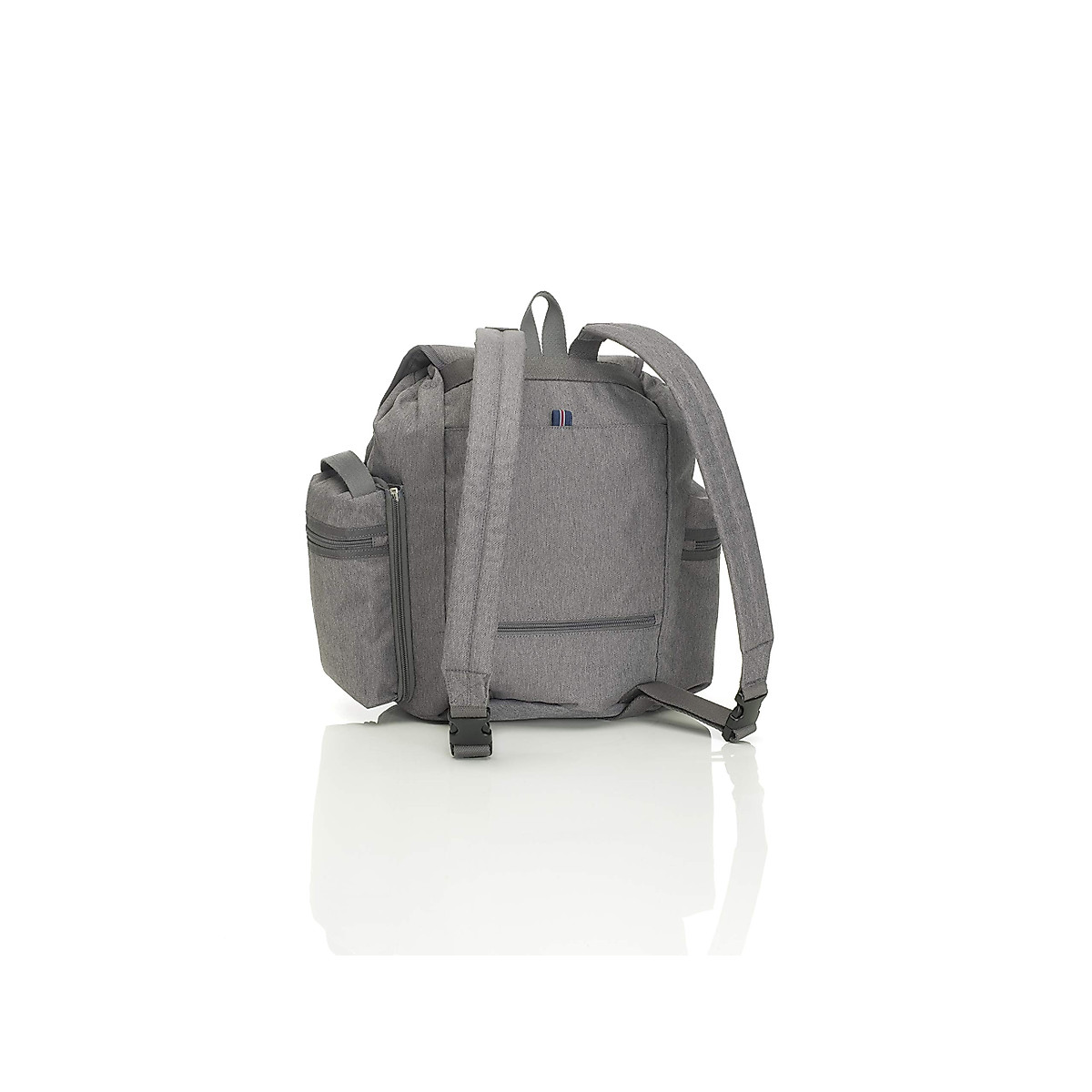 Storksak - Large, Multi-Functional, Waterproof, Travel Backpack Baby Diaper Changing Bag with Napkin Pad Holder, Fold-Out Changing Mat and Shoulder Straps, Grey