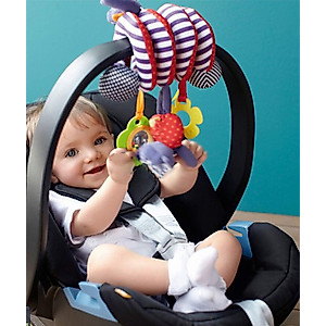 CdyBox Stroller Car Seat Toy for Baby/Cot Spiral Hanging Toy Entertainment BB Travel Activity