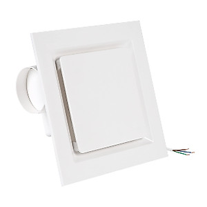 Nalle Ventilation Fan Ceiling Bathroom Exhaust Fan Extractor Fan (No Attic Access Required) (120 CFM 1.2 Sones) （Style B）