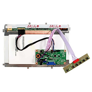 10.1 inch HSD101PWW1 1280x800 40pin IPS LCD Screen and VGA LVDs Controller Board,with Location Holes