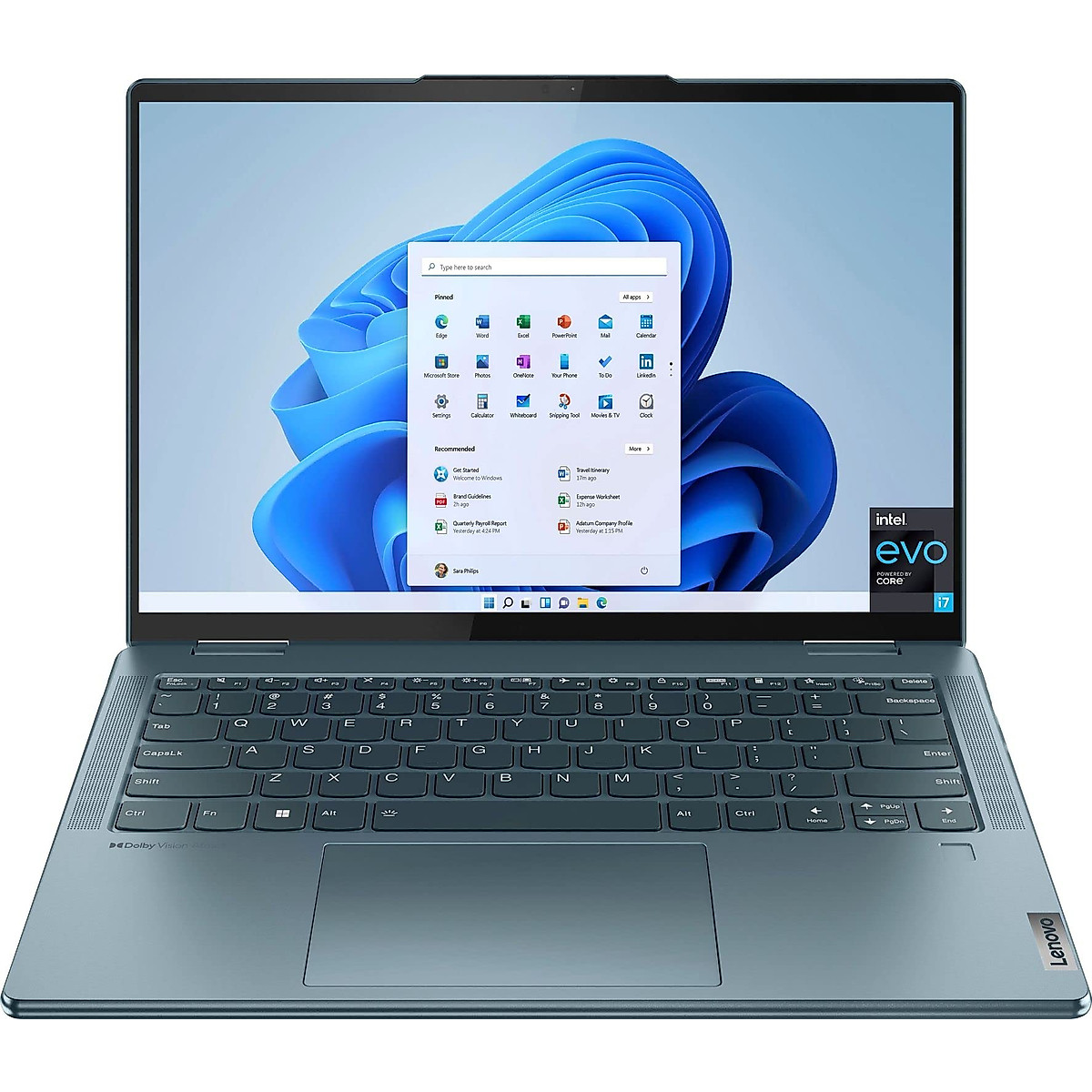 Latest LENOVO Yoga 7i 2-in-1 Laptop | 14" 2.2K Touchscreen | Intel 10-Core i7-1255U | Iris Xe Graphics | 16GB LPDDR5 512GB SSD | WI-FI 6E | Thunderbolt 4 | HDMI | Backlit KB | FPR | Windows 11 Home