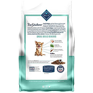 Blue Buffalo True Solutions Small & Mighty Natural Small Breed Adult Dry Dog Food, Chicken 4-lb