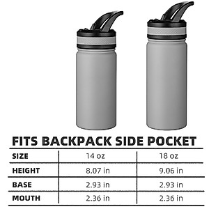 Fanhaw 14 Oz Kids Insulated Water Bottle with Straw - Stainless Steel Double Wall Vacuum Cup, Leakproof, BPA Free, Suitable for Boys and Girls(Blue - Under Construction)