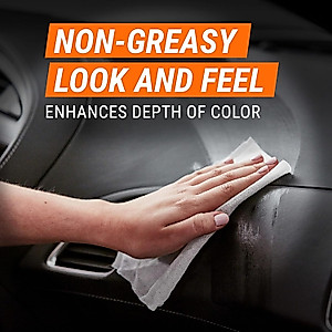 Armor All Ceramic Car Leather Cleaning Wipes, Use on Heated Seats and Leather Surfaces, Includes Ceramic Leather and Extreme Protectant Wipes - 2 Count