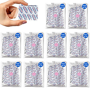 300cc Oxygen Absorbers (100 Packets - 10 Individual Pack of 10 Packets) for Food Storage, Food Grade Oxygen Absorbers Packets for Food (300CC(100-Pack))