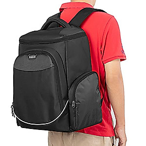 Trunab Gaming Console Backpack Compatible with PS5/PS4/PS4 Pro/PS4 Slim/Xbox One/Xbox One X/Xbox One S, Travel Carrying Bag with Multiple Pockets for 15.6” Laptop and Gaming Accessories