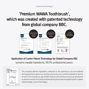 ROROBELL WAWA Toothbrush for Sensitive Teeth, Gums for Adults & Teens, Ultra-Soft, Deep Clean Toothbrush,BPA Free 6 Count