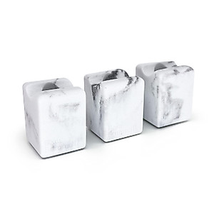 Multi-Purpose Bathroom & Desk Stand Holder | for Toothbrush, Shaving Razor, Makeup Brush, Pen, Pencil | Great for Travel & Home Use | 2" H x 1.5" W x 1.5" D | 1-Pack